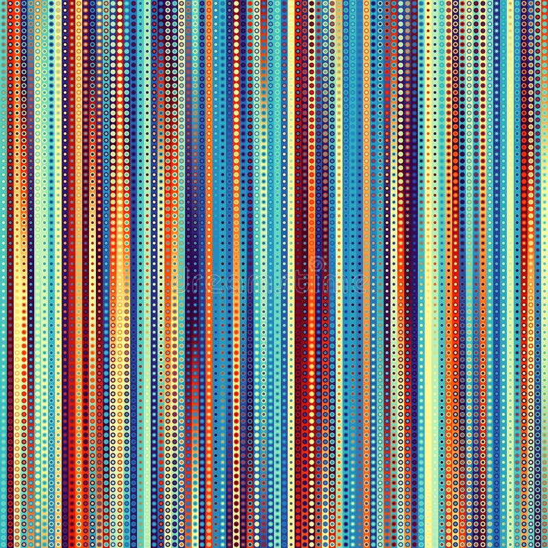 Geometric Abstract Pattern. Halftone Vertical Lines. Stock Vector ...