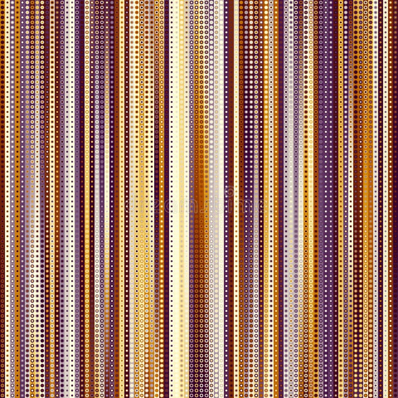 Geometric Abstract Pattern. Halftone Vertical Lines. Stock Illustration ...