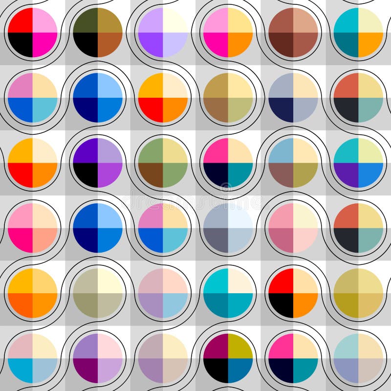 Geometric Abstract Pattern. Intersection Patchwork Plaid Style Stock ...