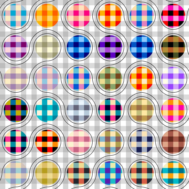 Geometric Abstract Pattern. Intersection Patchwork Plaid Style Stock ...