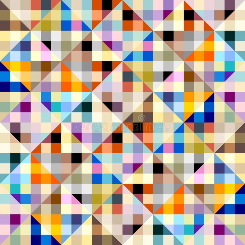 Geometric Abstract Pattern. Intersection Patchwork Plaid Style Stock ...