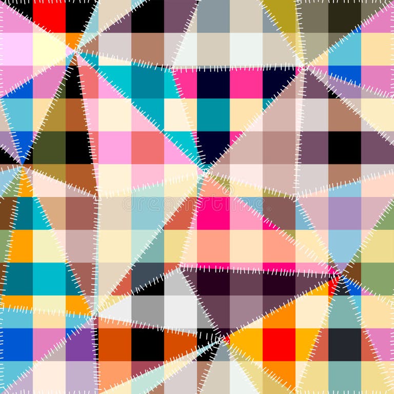 Random Patchwork Line Pattern Stock Illustrations – 652 Random ...