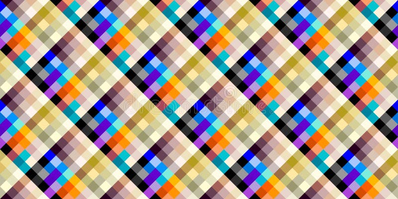 Geometric Abstract Pattern. Intersection Patchwork Plaid Style Stock ...