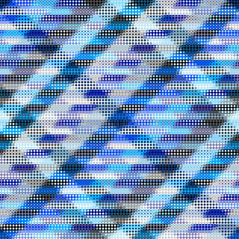 Geometric Abstract Pattern in Low Poly Pixel Art Style. Stock Vector ...