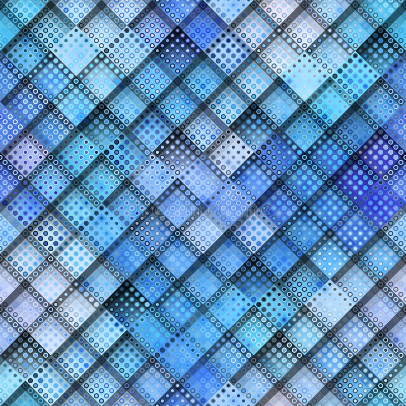 Geometric Abstract Pattern. Polka Dot Pattern on Low Poly Background ...