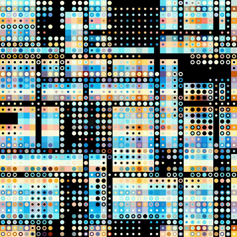 Geometric Abstract Pattern. Stock Vector - Illustration of center ...