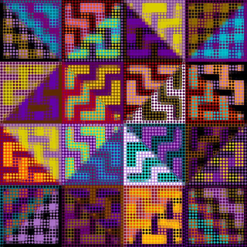 Geometric Abstract Pattern in Low Poly Style. Stock Vector ...