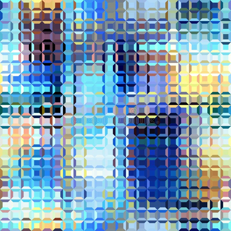 Geometric Abstract Pattern in Low Poly Style. Stock Vector ...