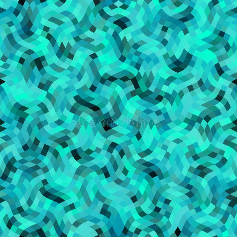 Geometric Abstract Pattern in Low Poly Style. Seamless Wavy Pattern ...