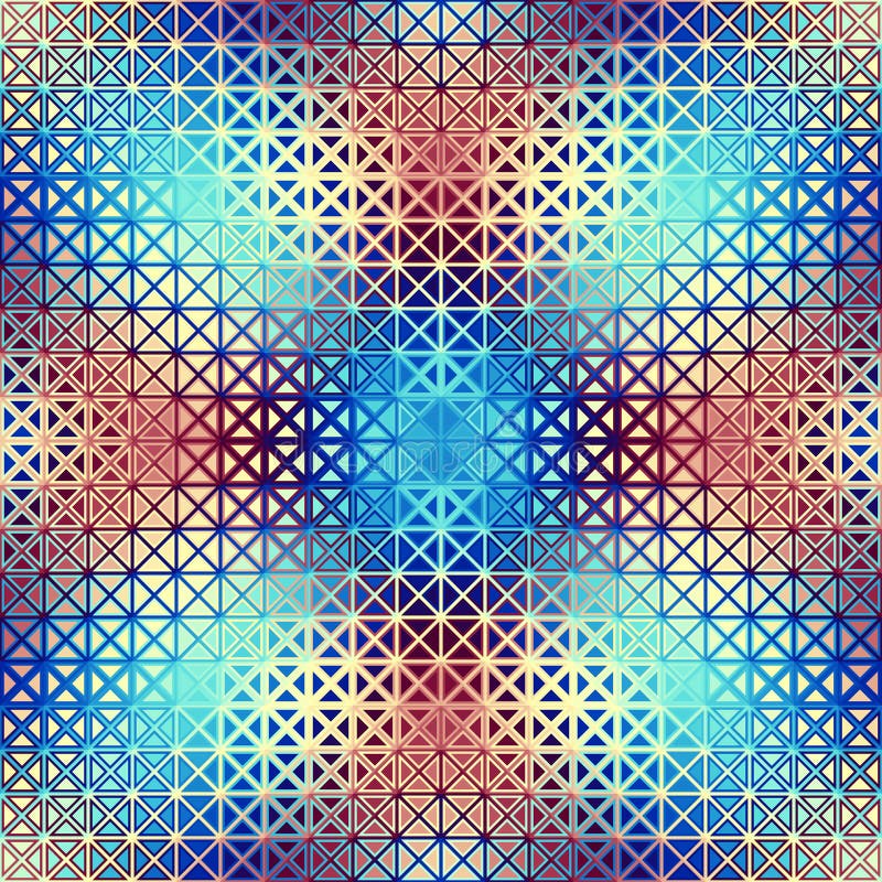 Geometric Abstract Pattern in Low Poly Style. Stock Vector ...