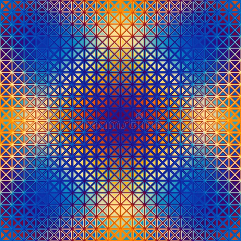 Geometric Abstract Pattern in Low Poly Style. Stock Vector ...