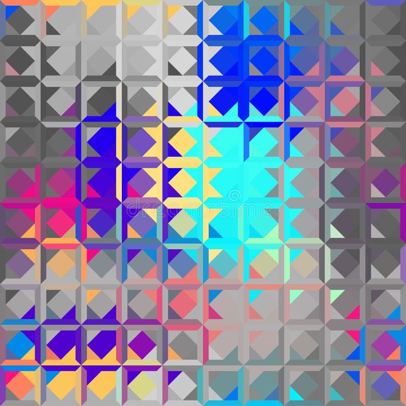 Geometric Abstract Pattern In Low Poly Style Tileable Image Small