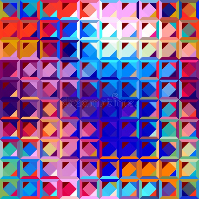 Geometric Abstract Pattern in Low Poly Style. Tileable Image. Small ...