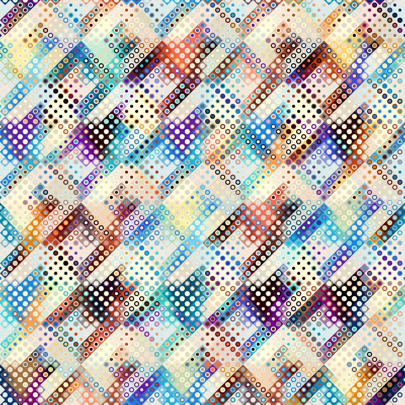 Geometric Abstract Pattern Moire Overlay Style. Abstract Square Texture ...