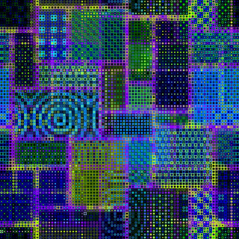 Geometric Abstract Pattern Moire Overlay Style. Abstract Square Texture ...