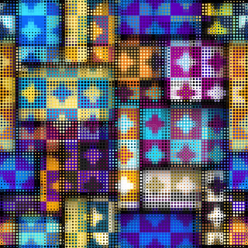 Geometric Abstract Pattern Moire Overlay Style. Abstract Square Texture ...