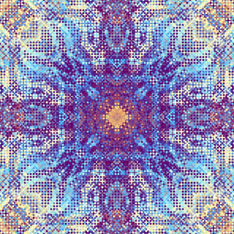 Geometric Abstract Pattern. Polka Dot Pattern on Low Poly Background ...