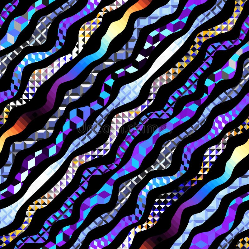 Geometric Abstract Pattern. Polka Dot Pattern on Low Poly Background ...