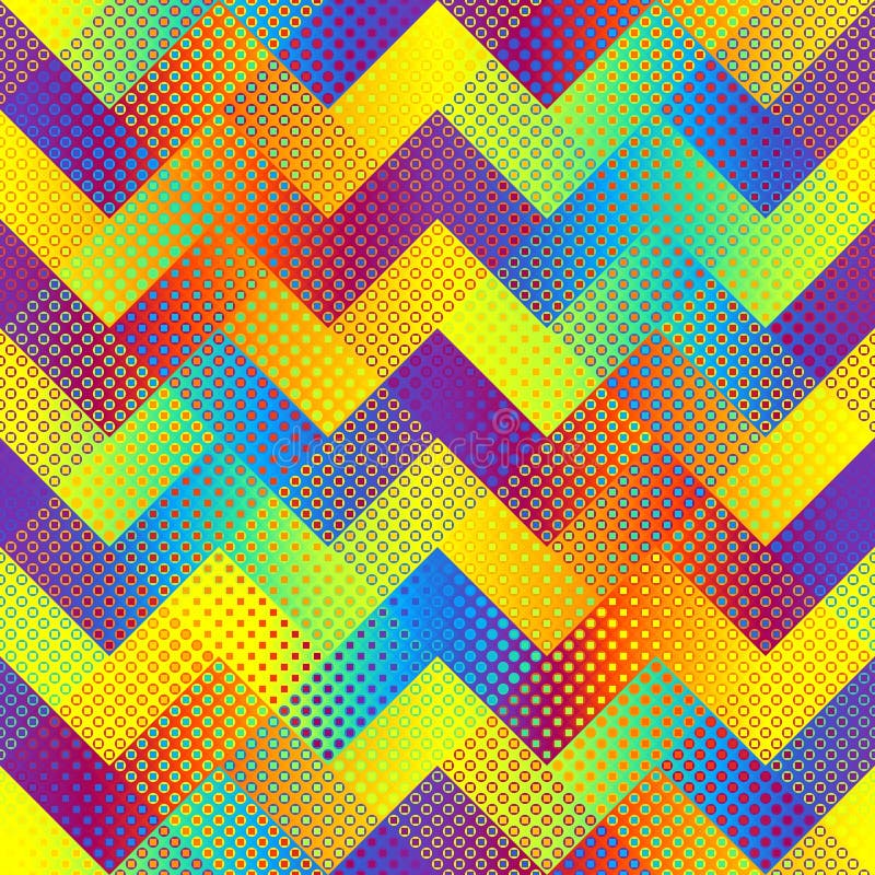 Geometric Abstract Pattern. Polka Dot Pattern on Low Poly Background ...