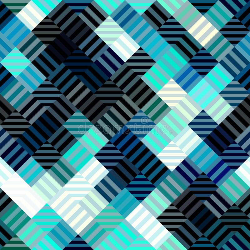 Geometric Abstract Pattern. Stock Vector - Illustration of seamless ...
