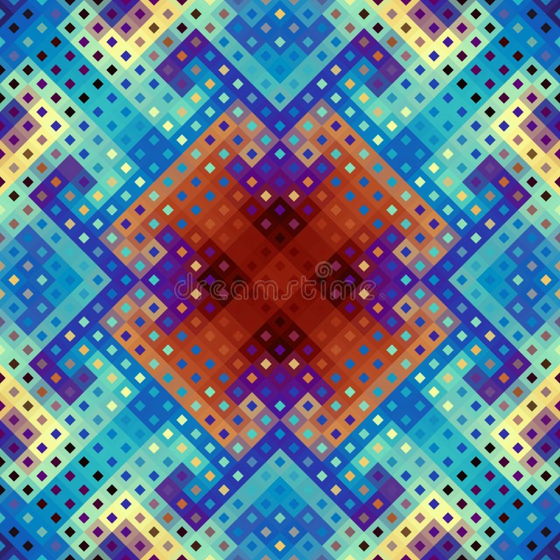 Geometric Abstract Pattern. Stock Vector - Illustration of repetition ...