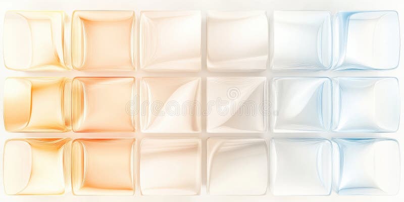 Geometric Abstract Pattern with Symmetrical Square Shapes in Pastel ...