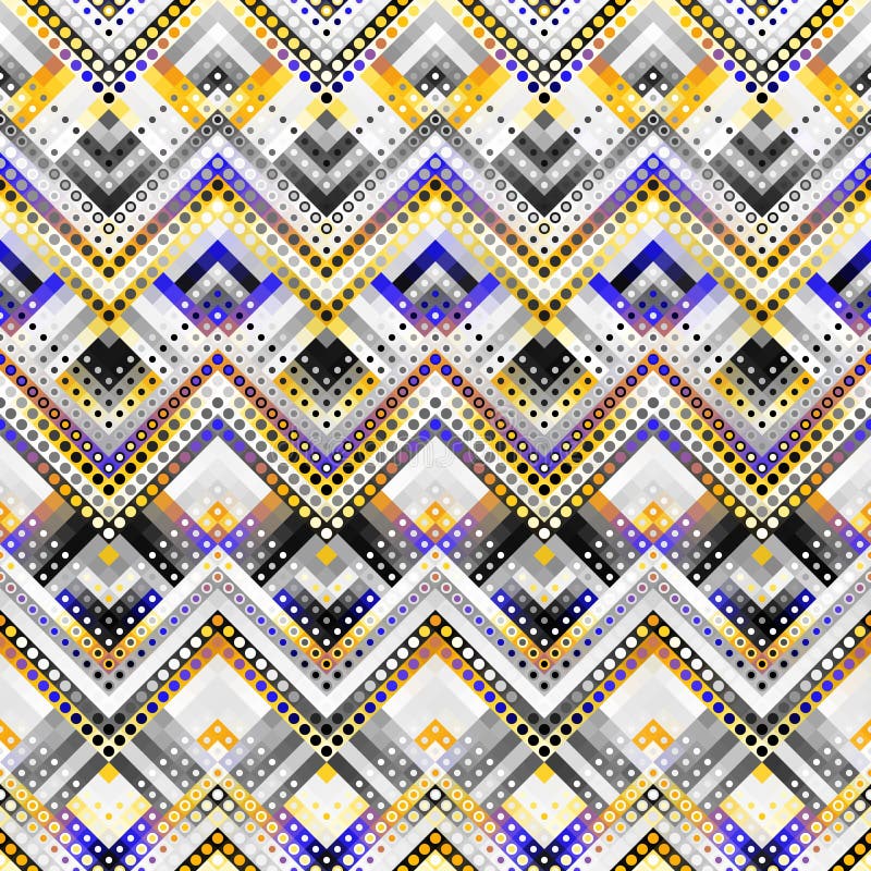 Geometric Abstract Pattern. Tileable Vector Image. Stock Vector ...