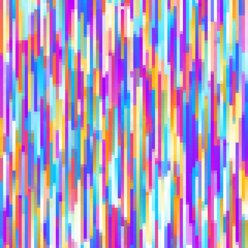 Geometric Abstract Pixel Art Pattern. Vector Abstract Geometric ...