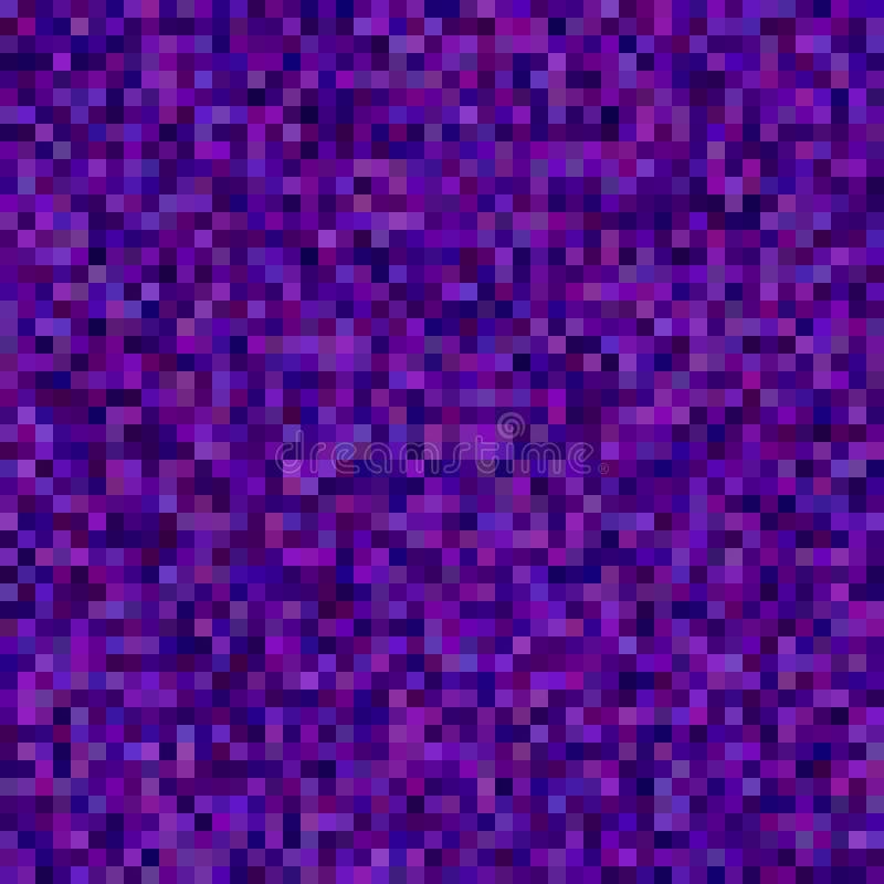 Geometric Abstract Pixel Square Mosaic Background - Vector Illustration ...