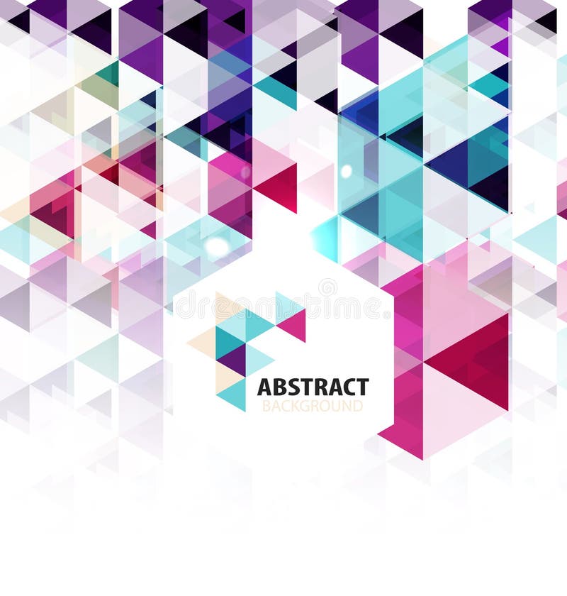 Geometric Abstract Polygonal Background Stock Vector - Illustration of ...
