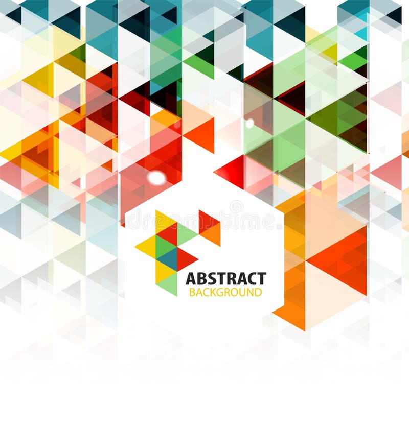 Geometric Abstract Polygonal Background Stock Vector - Illustration of ...