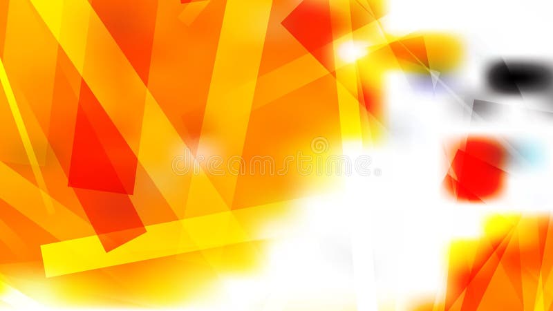 Geometric Abstract Red White and Yellow Background Design Stock Vector ...