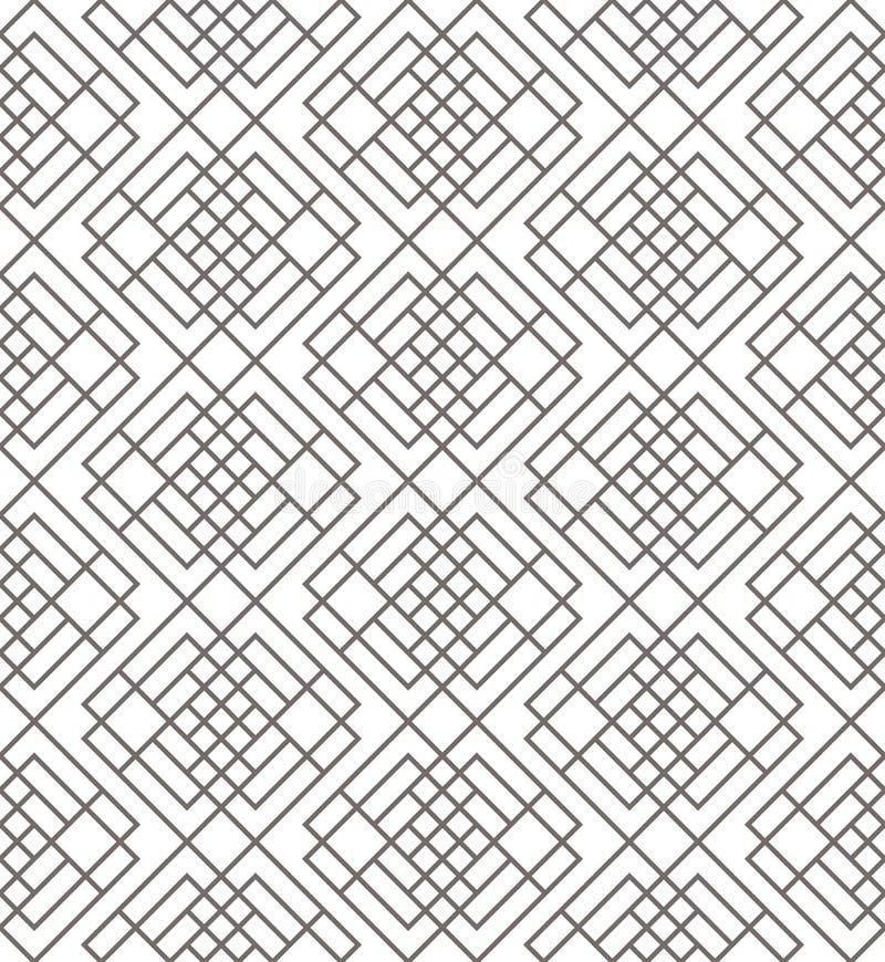 Geometric Abstract Seamless Pattern. Linear Motif Background Stock ...