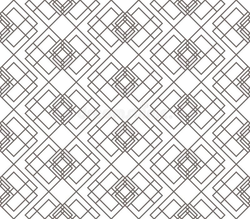 Geometric Abstract Seamless Pattern. Linear Motif Background Stock ...