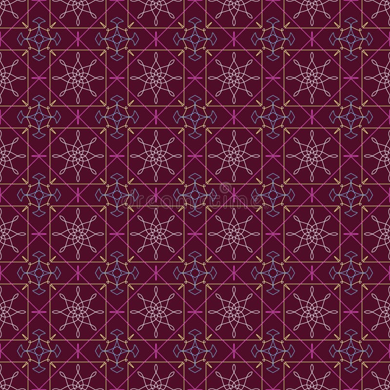 Pink Burgundy Damask Graphic Stock Illustrations – 35 Pink Burgundy ...