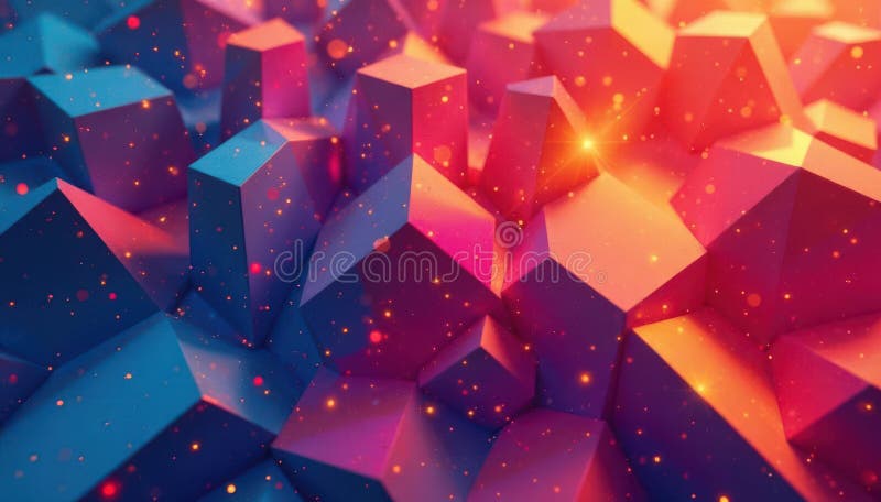 Geometric Abstract Shapes Forming a Continuous Pattern , Circles ...