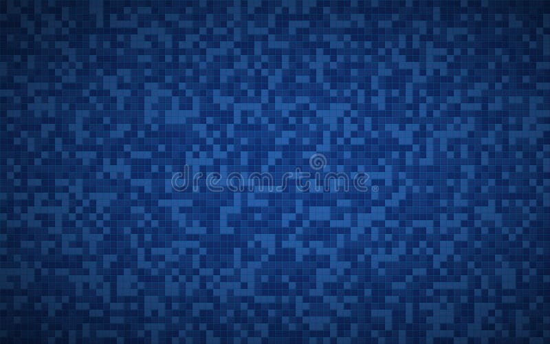 Geometric Abstract Square Background. Blue Mosaic Look Modern Vector ...