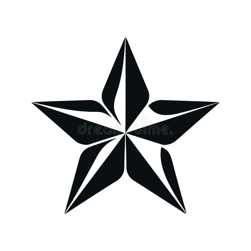 Geometric Abstract Star Vector Design for Artistic and Decorative Use ...