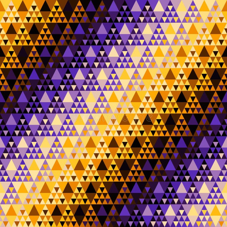 Geometric Abstract Triangles Pattern. Seamless Vector Image. Stock ...