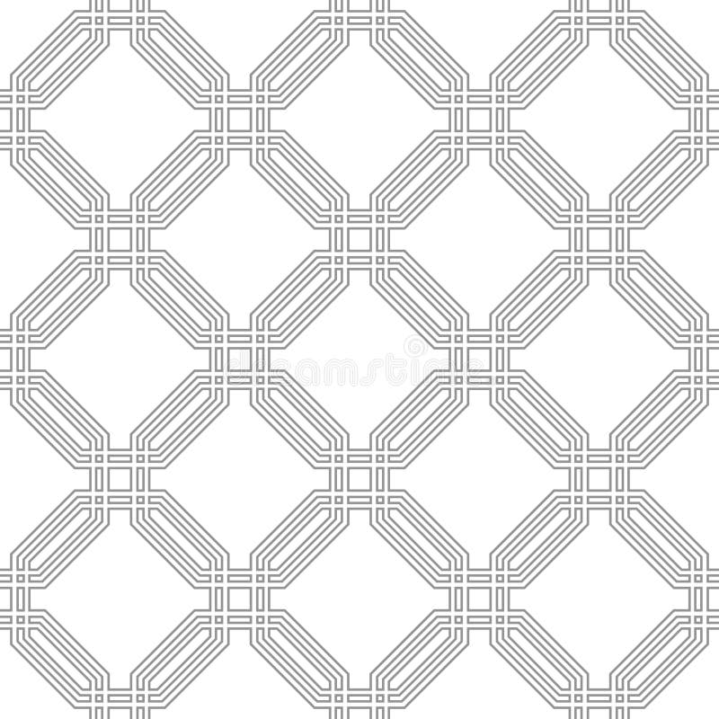 Seamless Vector Abstract Pattern with Octagonal Shapes Stock ...