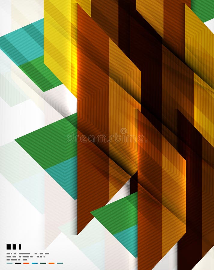 Abstract Background with Geometric Shapes Stock Vector - Illustration ...