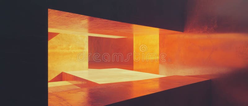 Geometric Abstraction Featuring Sharp Angles and Strong Lines in Vivid ...