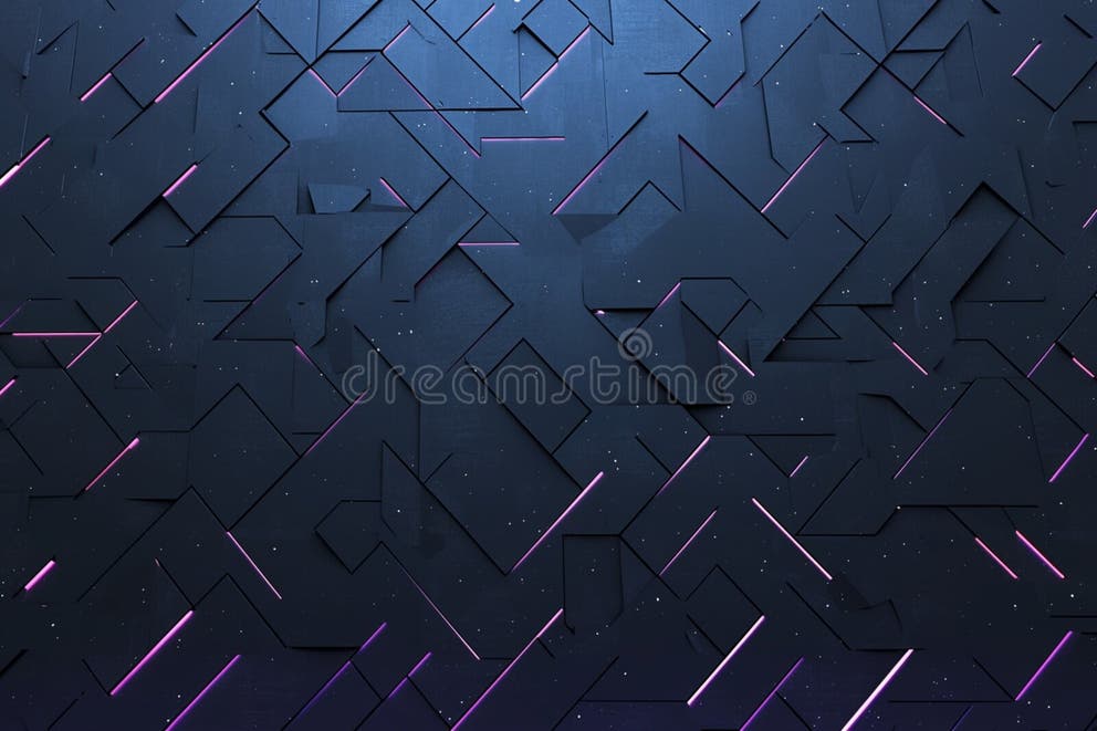 Geometric Abstraction with Glowing Technology Background in Pixelated ...