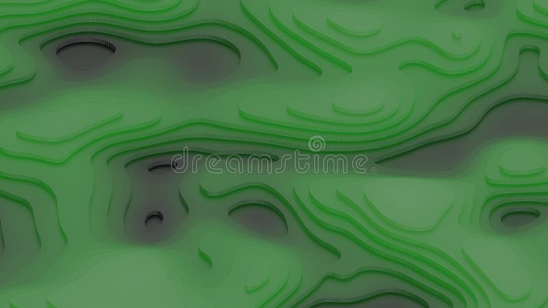 Geometric Abstraction Terrain Landscape 3D Render Illustration Stock ...