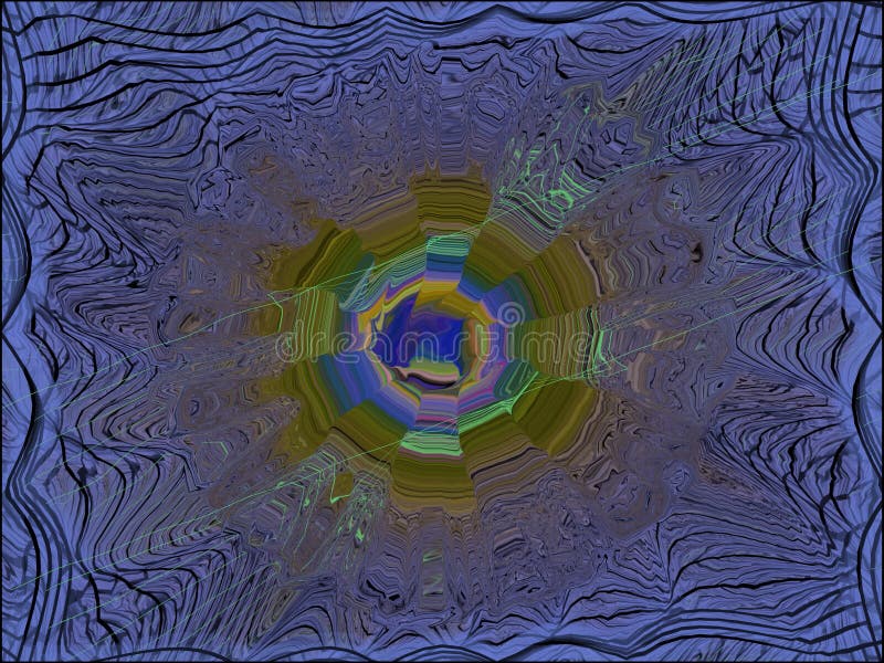 Geometric Abstraction in Watercolor Style, Multicolored Intersecting ...