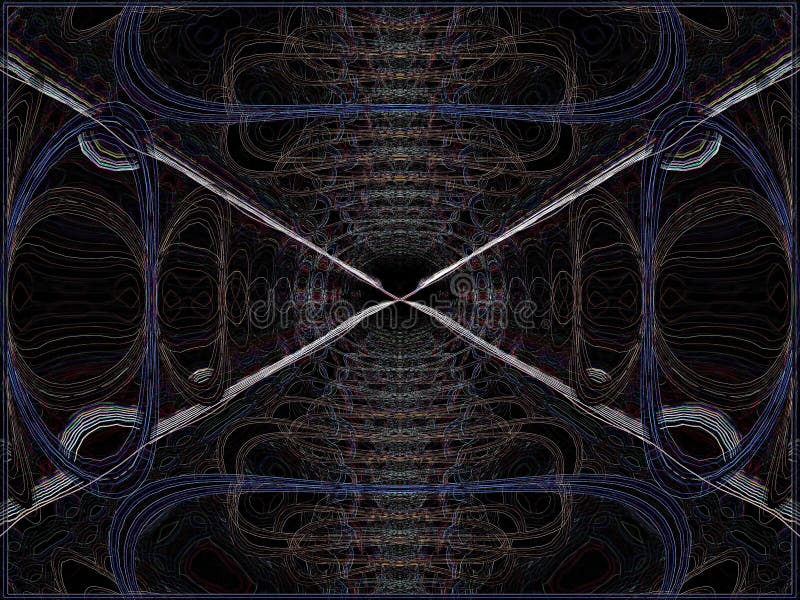 Geometric Abstraction in Watercolor Style, Multicolored Intersecting ...