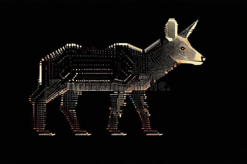 Geometric Animals a Collection of Geometric Shape Based Animals Stock ...