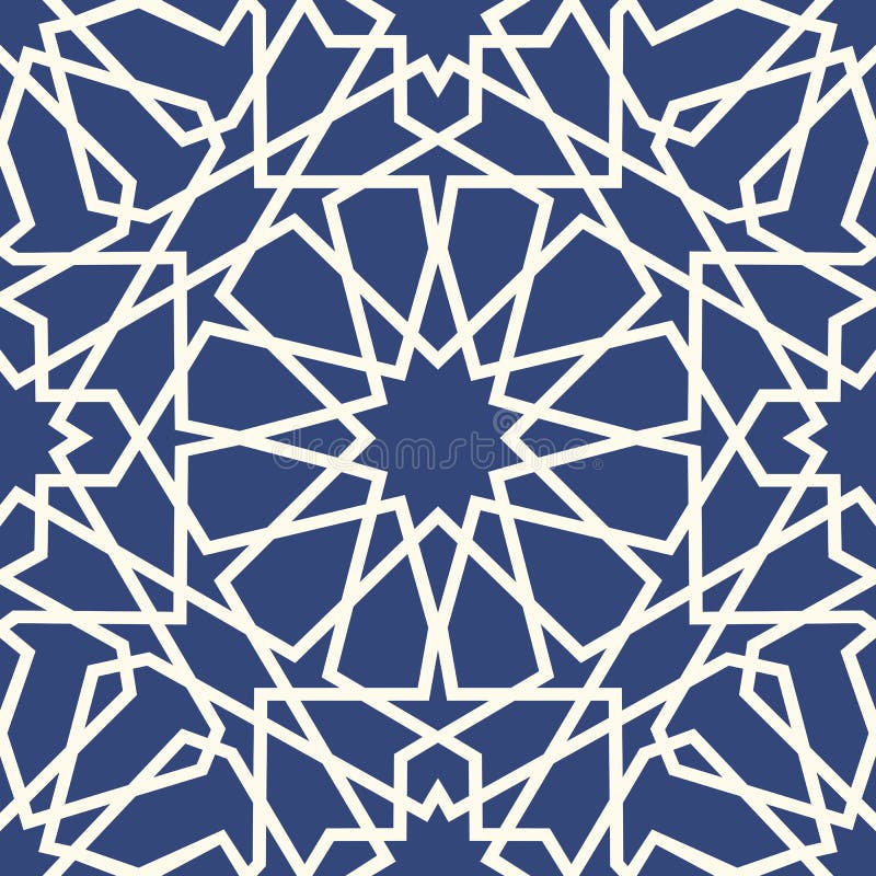 Geometric Arabic Seamless Pattern. Abstract Islamic Vector Background ...