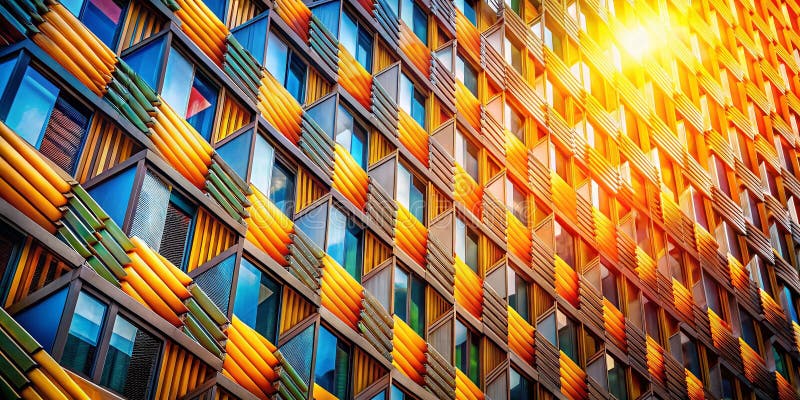 Geometric Architectural Design Exploring Intricate Patterns on a Modern ...