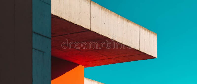 Geometric Architectural Detail Featuring Building Corners and ...